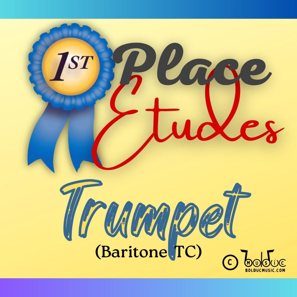 1st Place Etudes Trumpet Book - Bolduc Music