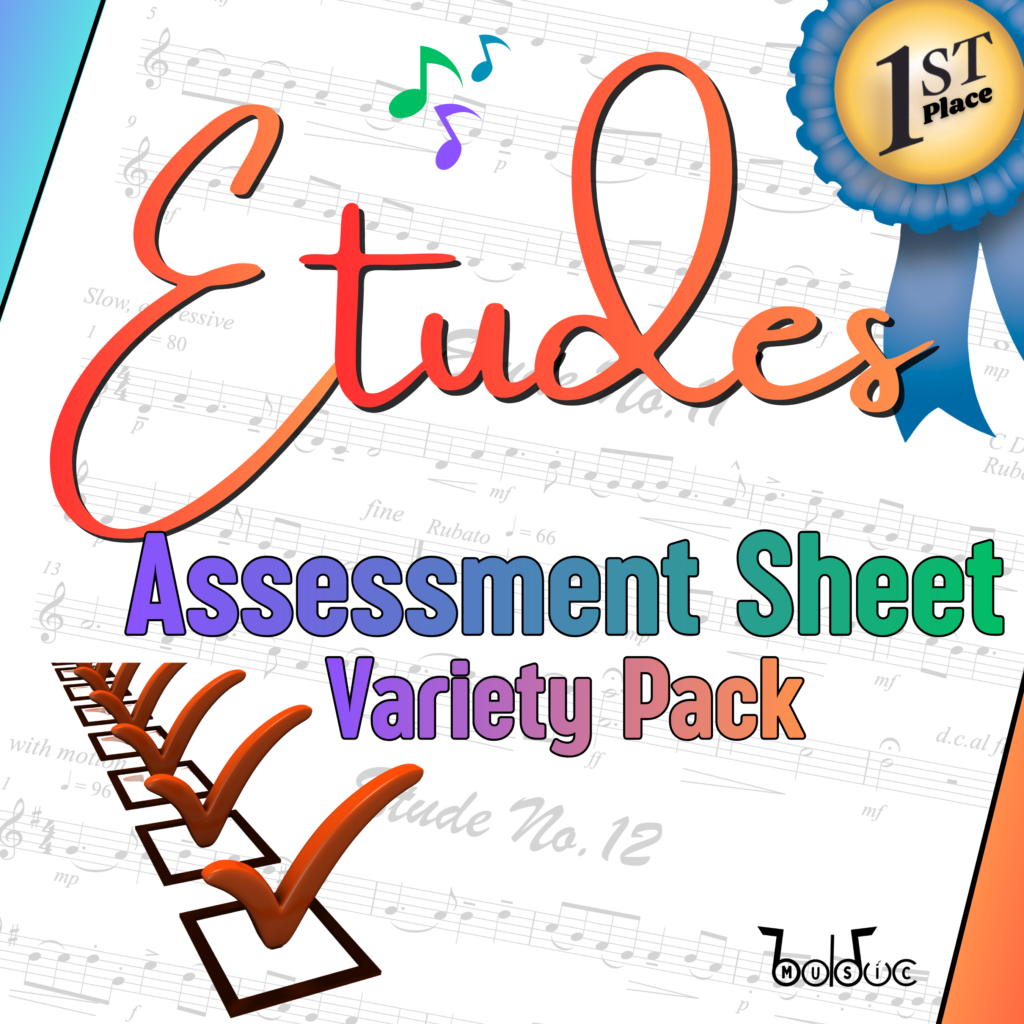 Assessment Sheet Variety Pack - Bolduc Music