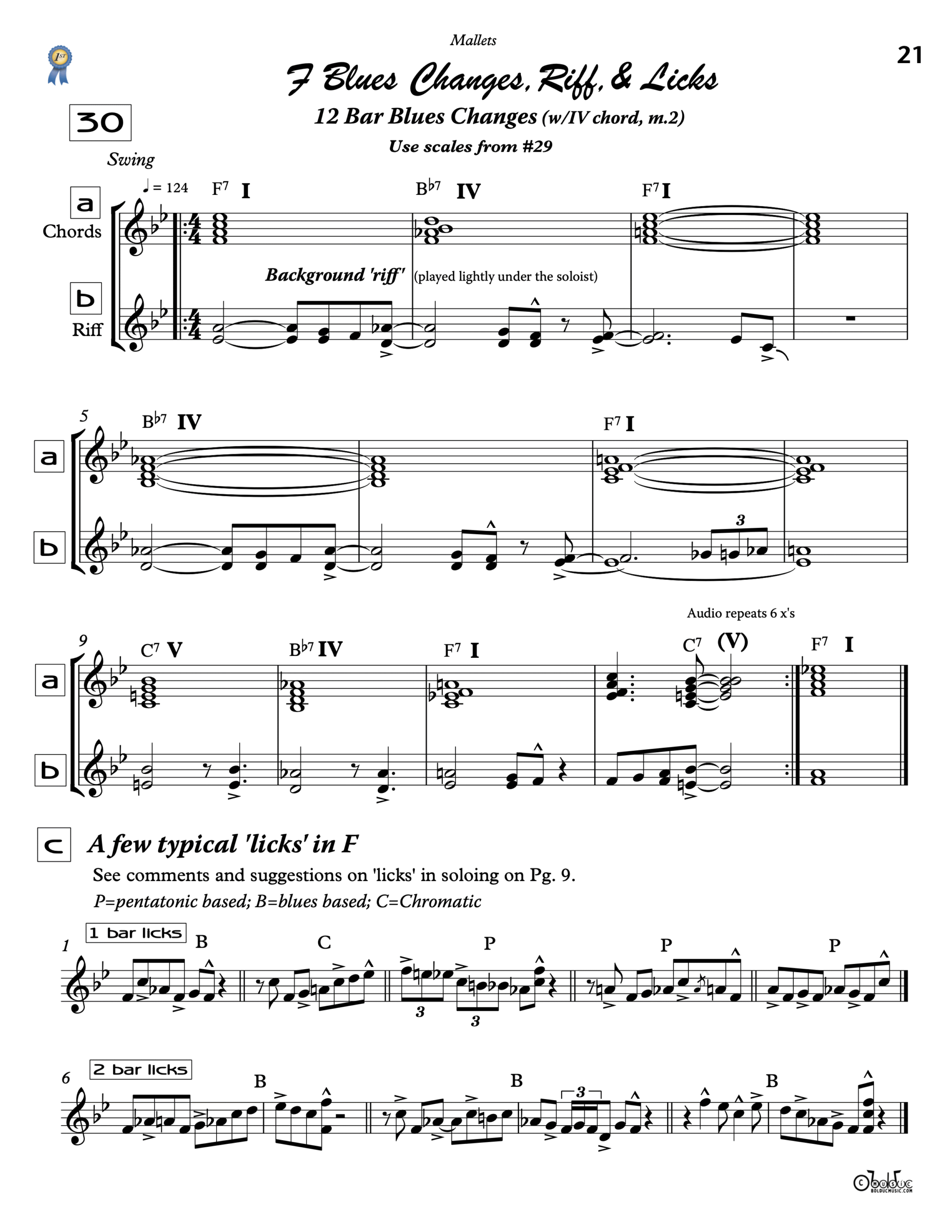 1st Place Jazz Builders Mallet Book - Bolduc Music