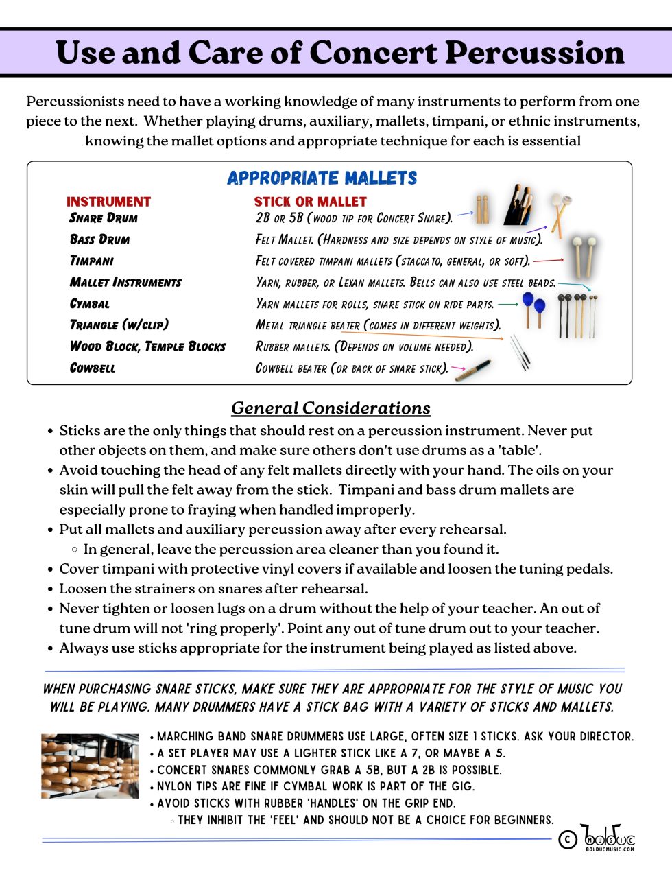 Beginner Percussion Bundle - Bolduc Music