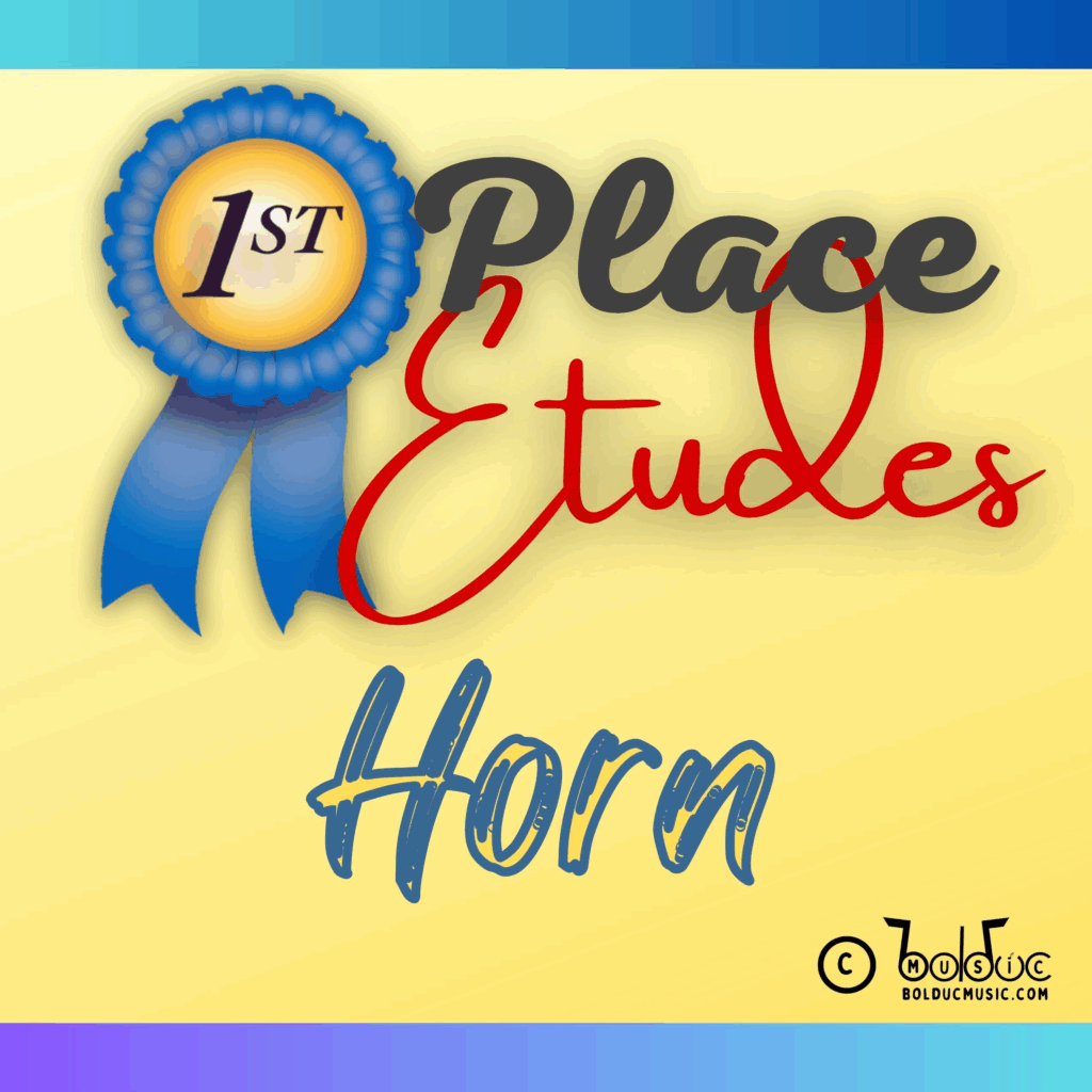 1st Place Etudes Horn in F Book - Bolduc Music